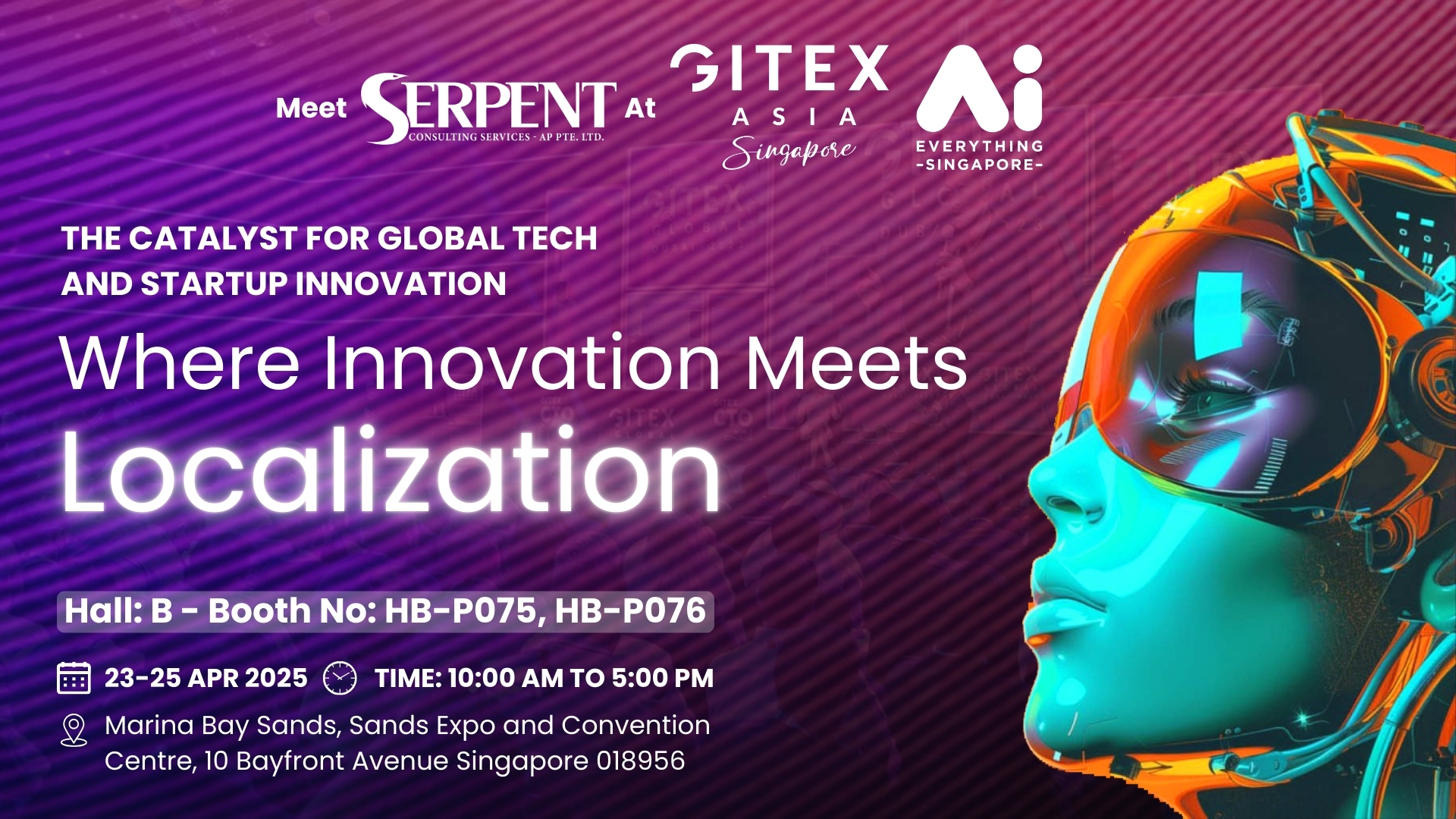 Meet SerpentCS at Gitex Asia Singapore 2025